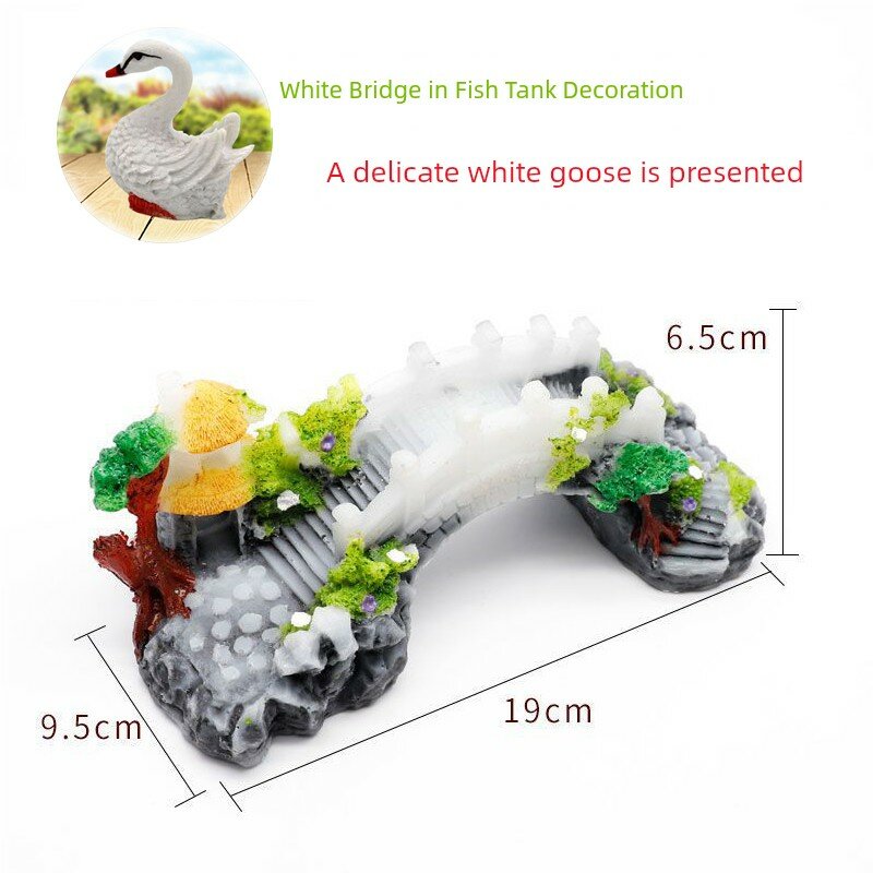 Аквариум рокарий ландшафтный мост декоративный мост дворовый рокарий мост аквариум рокарий украшения аквариумный мост