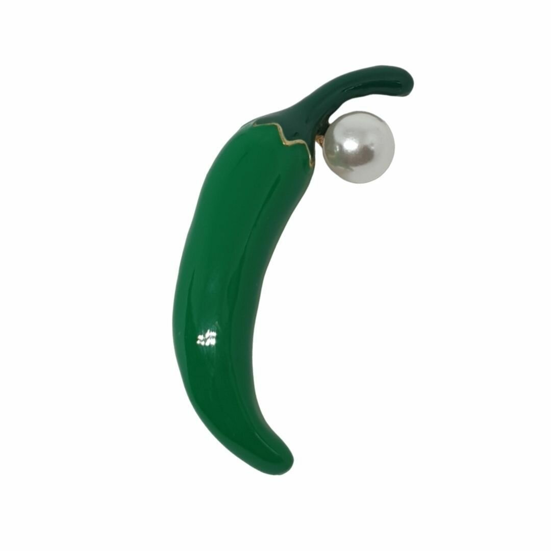 Брошь, жемчуг культивированный