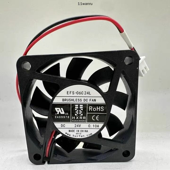 Вентилятор Охлаждения EFS-06C24L DC24V 0.10A 6CM 60*15MM Подходит Для Преобразователей Частоты