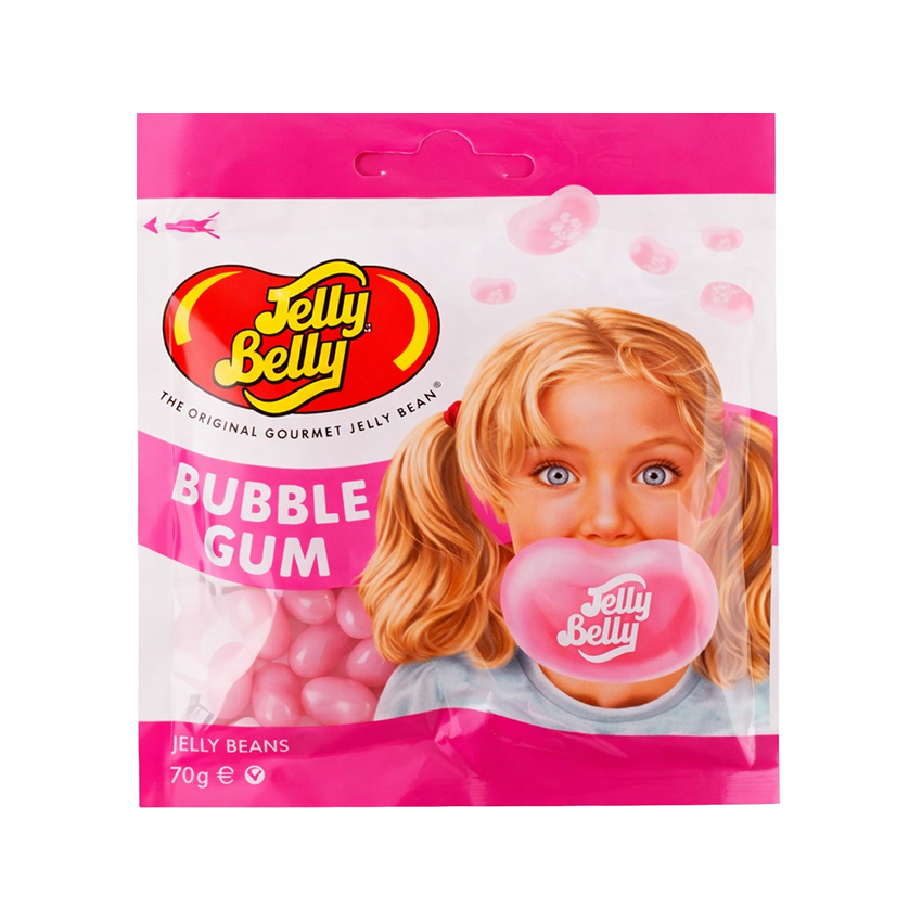 Jelly Belly Bubble Gum жевательное драже со вкусом жвачки 70 гр