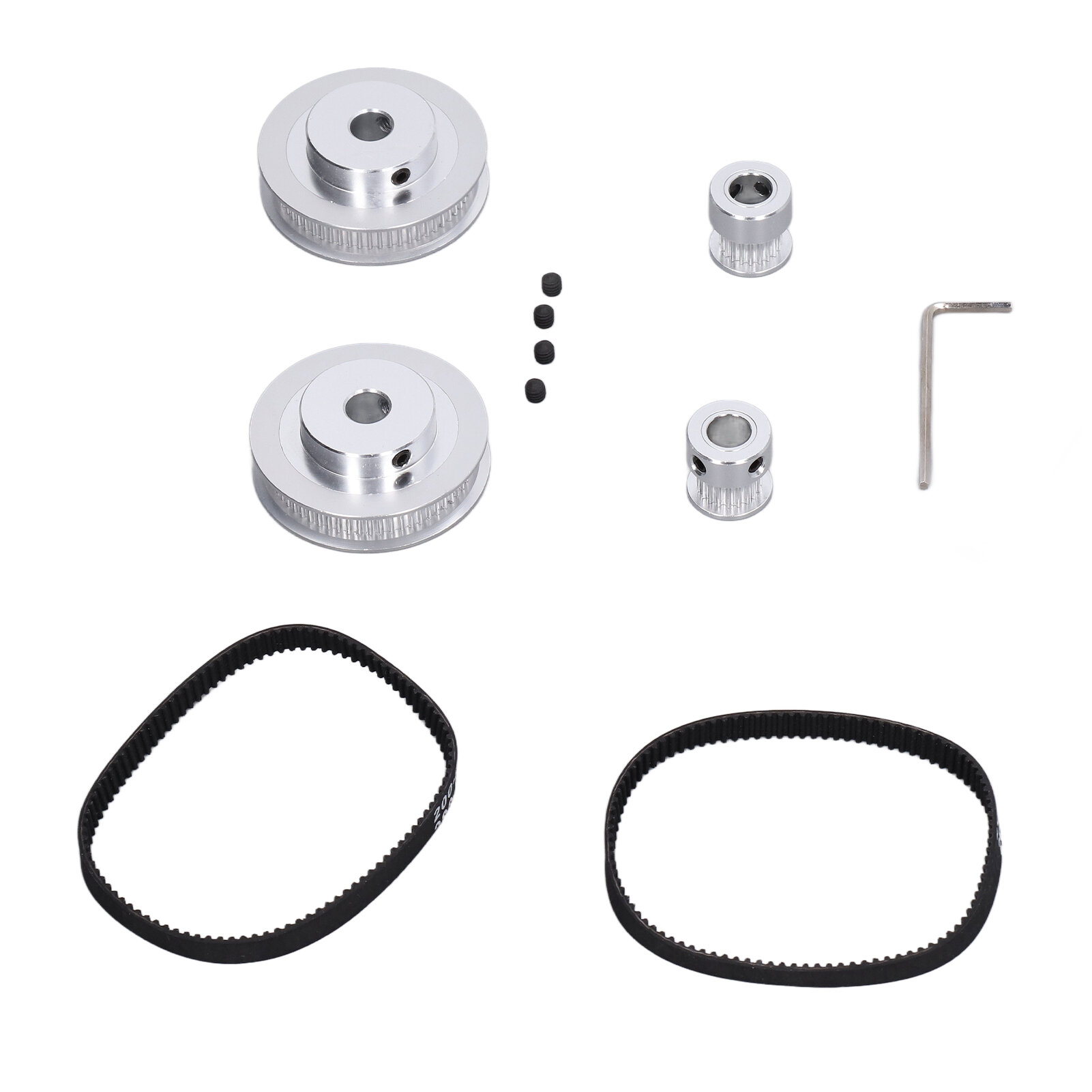 Синхронное колесо для 3Dпринтера VORON 2.4: 20+60 зуб, 8 мм отв, 200 мм L, 6 мм W ремень 6MM 8MM 2