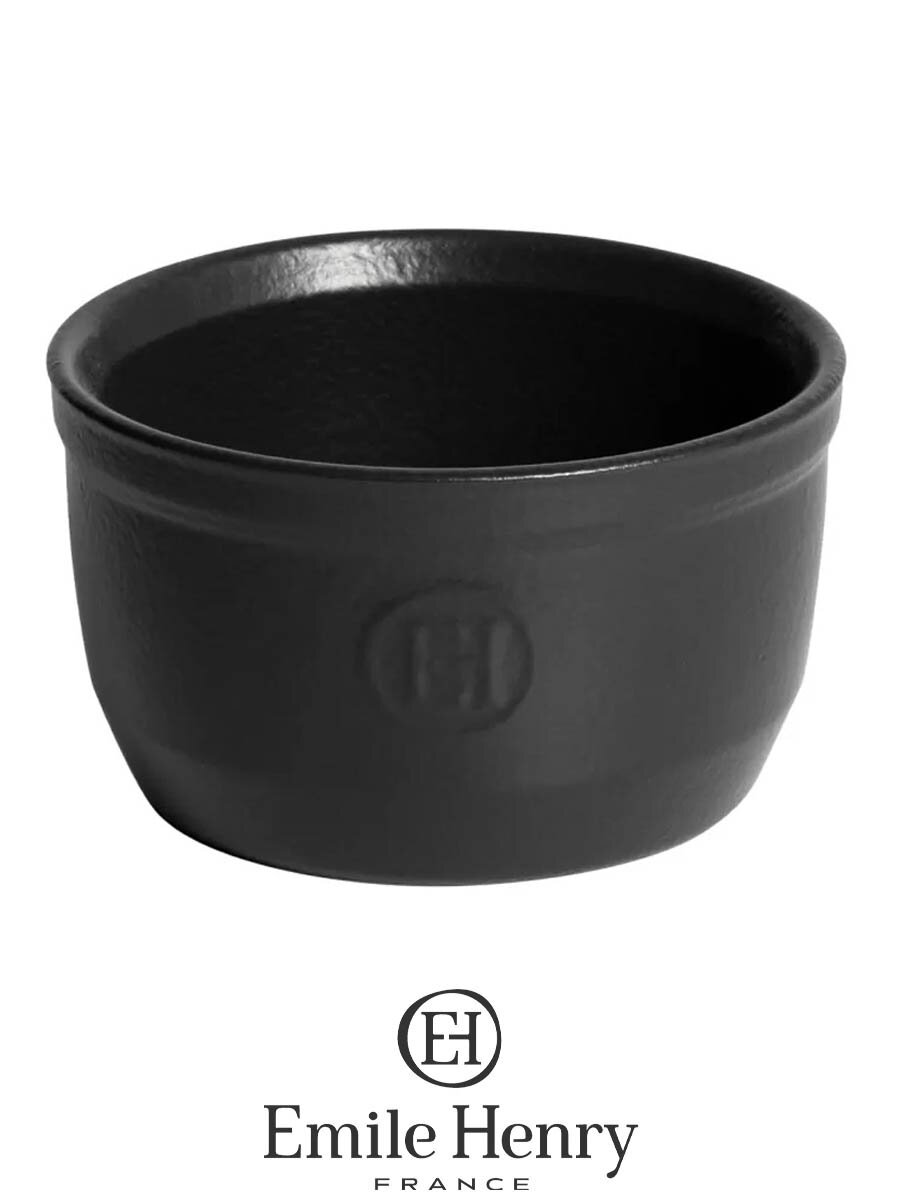 Рамекин №10 Emile Henry Solo, цвет базальт, керамика, 1 шт, 250 мл