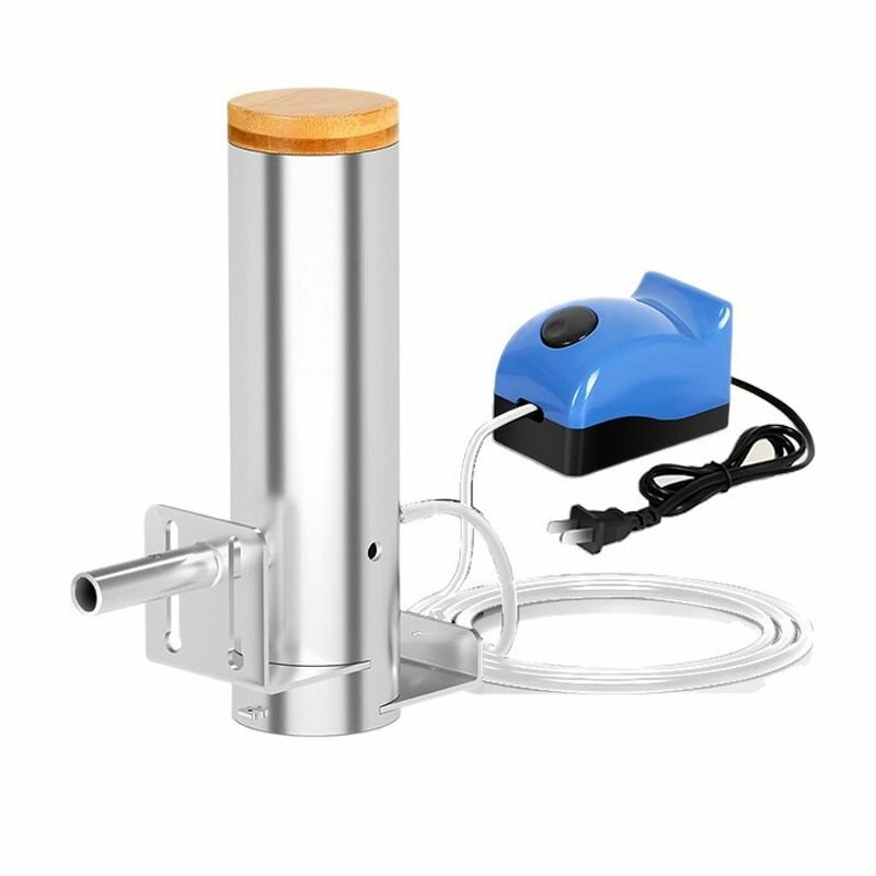 Дымогенератор универсальный для холодного и горячего копчения с насосом, нержавеющая сталь