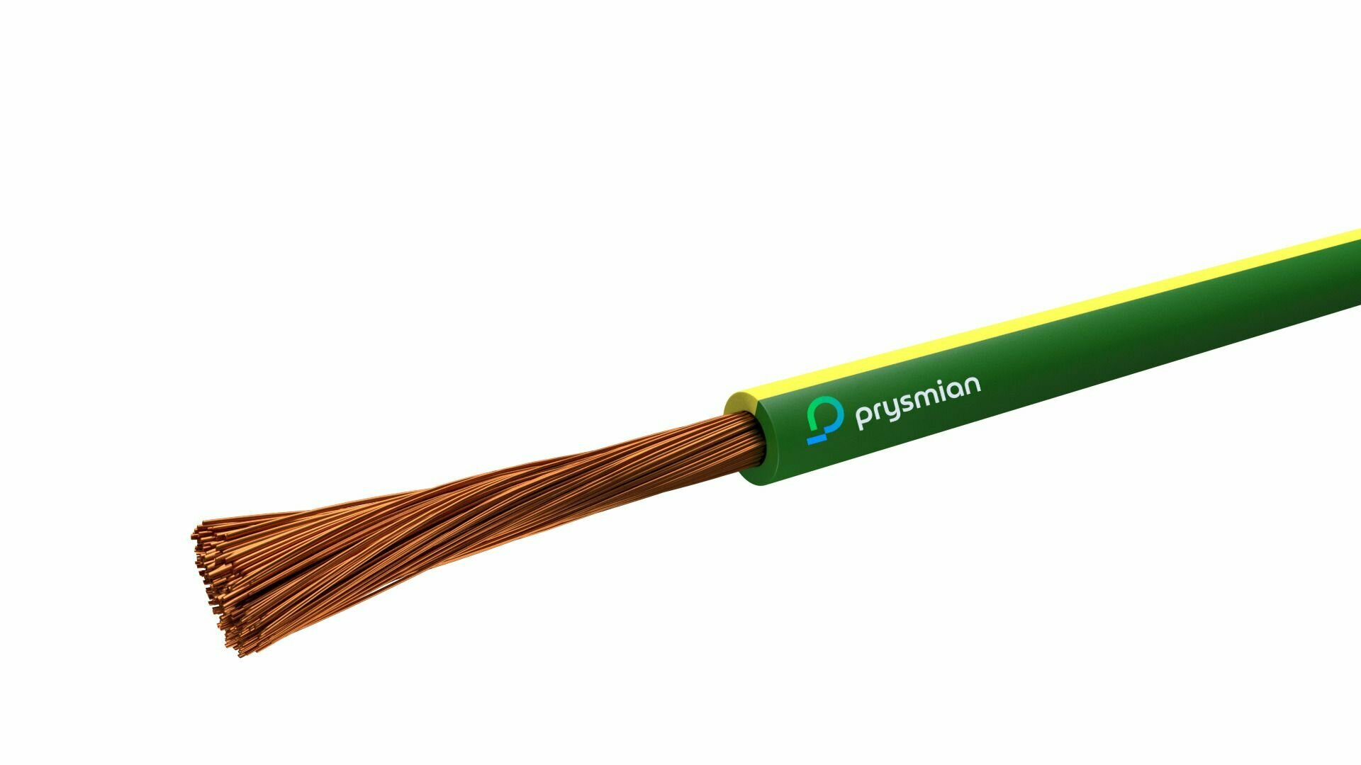 Провод силовой РЭК-Prysmian ПуГВнгА-LS 10, цвет желто-зеленый