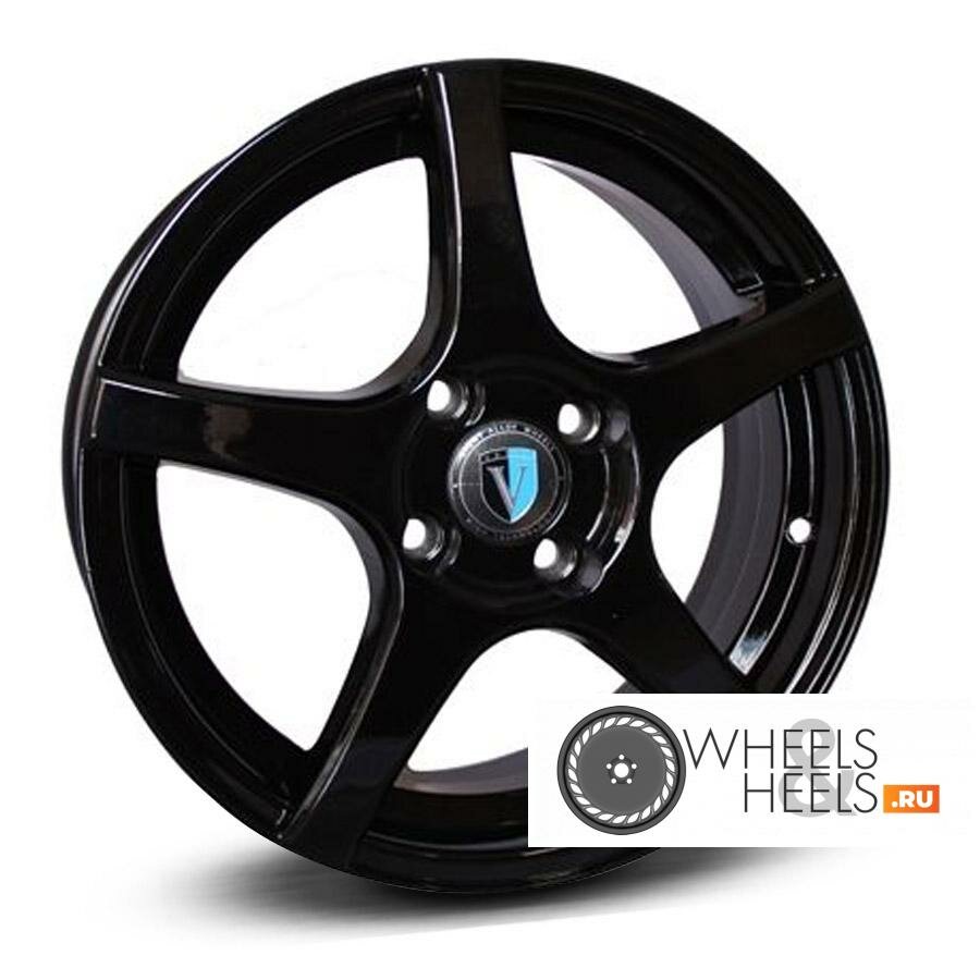 Диск автомобильный литой Venti 1510 15x6 4x98 et35 dia58.6 Черный глянцевый