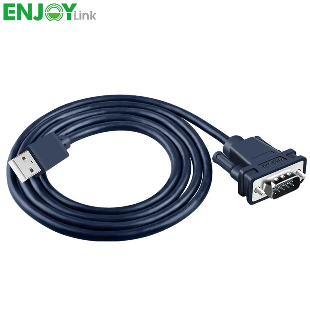 Кабель для компьютерной периферии USB 2.0 Type-A/RS-232, 1.2 м, синий