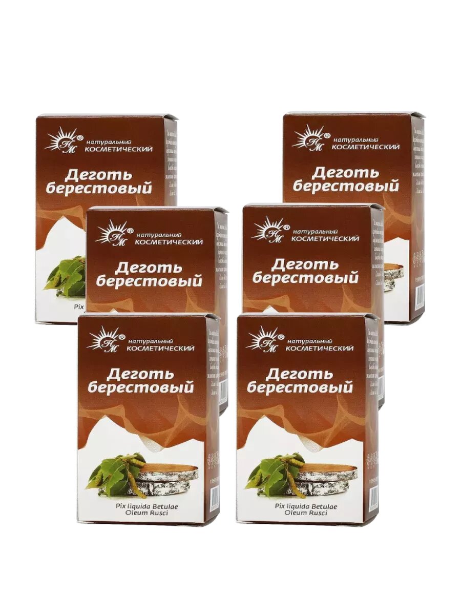 Деготь берестовый 30мл - 6 шт.