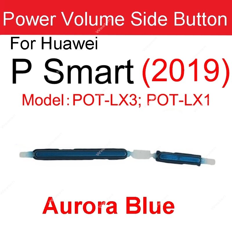 Кнопка Power Volume для Huawei P Smart (2019) Aurora Blue