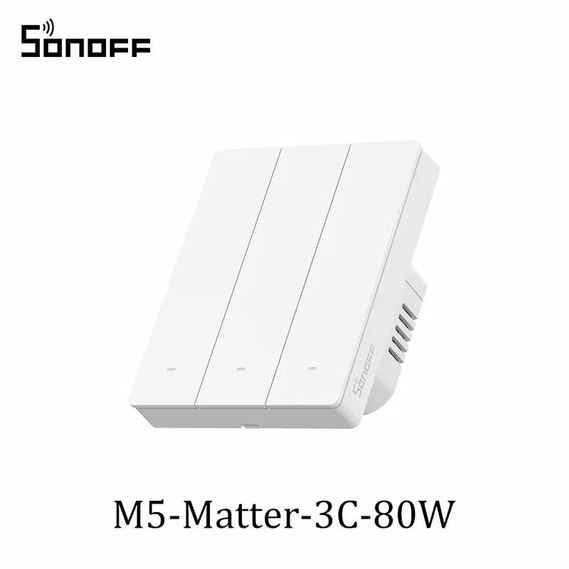 SONOFF M5 Matter SwitchMan Умный выключатель 1/2/3 клавиш