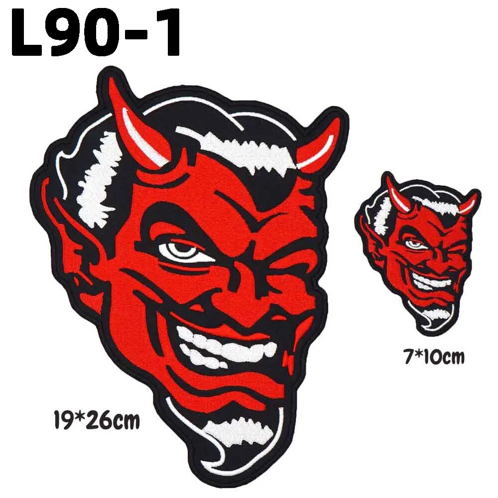 Нашивка Sons of Anarchy Красный, L90-1 iron on