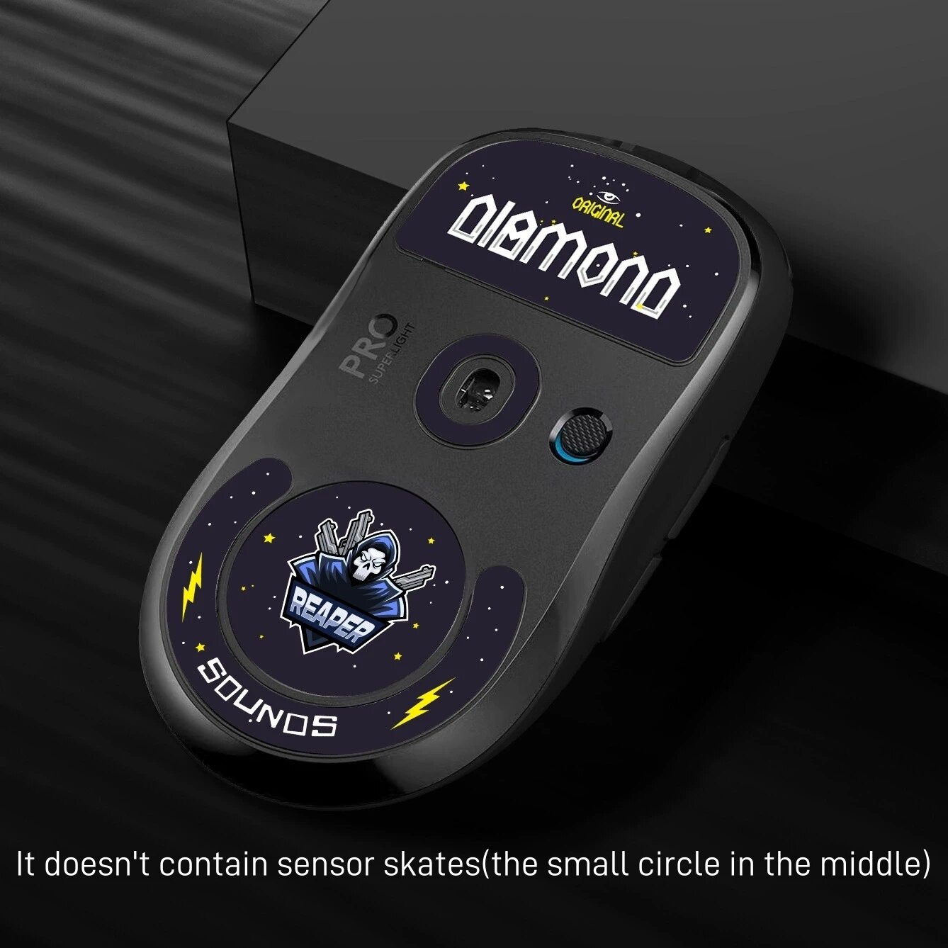 Коньки из закаленного стекла для Logitech G Pro X Superlight 1st Generation model 1