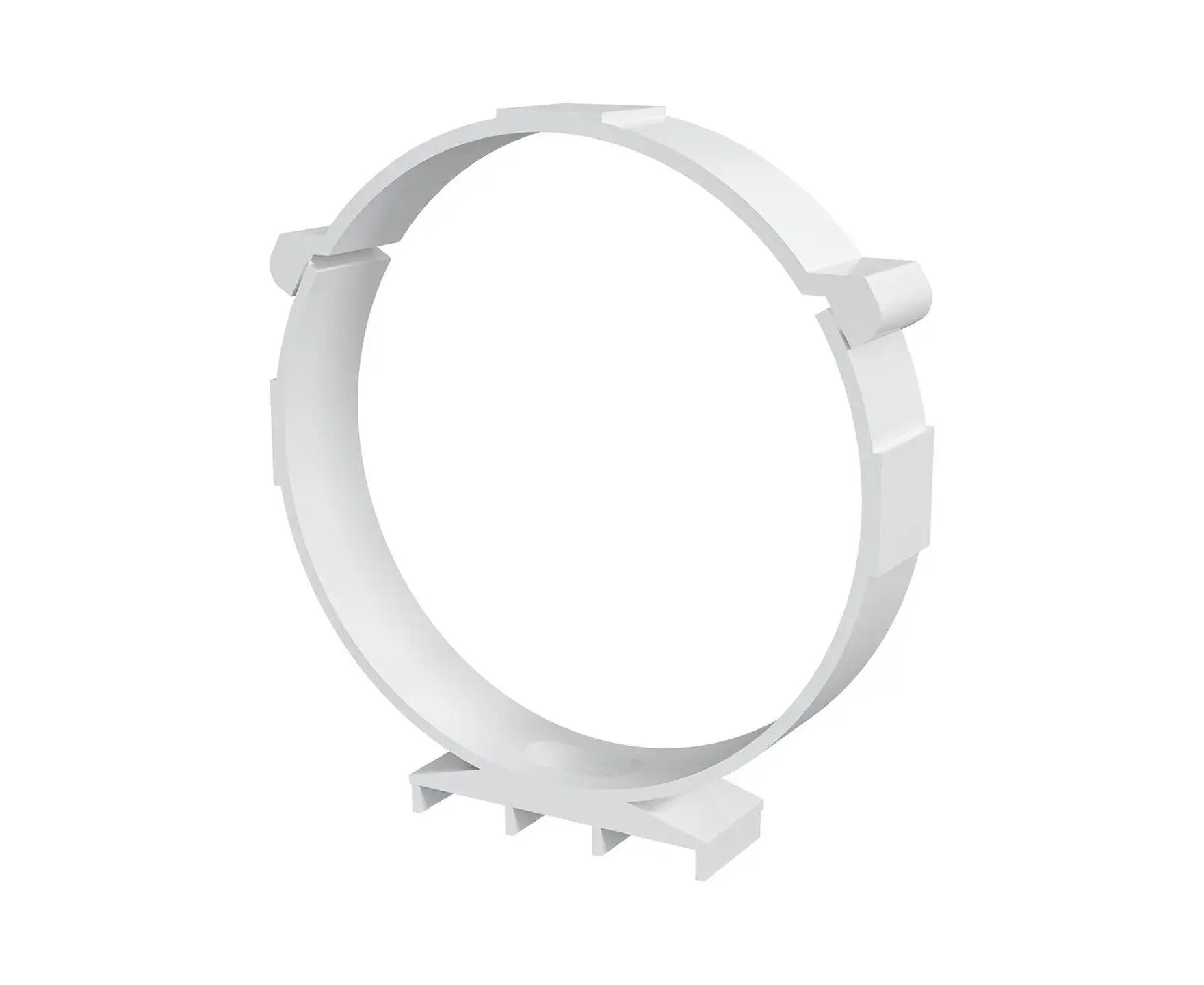 Держатель воздуховодов Viento ERA 15ДКП, пластик, круглое сечение