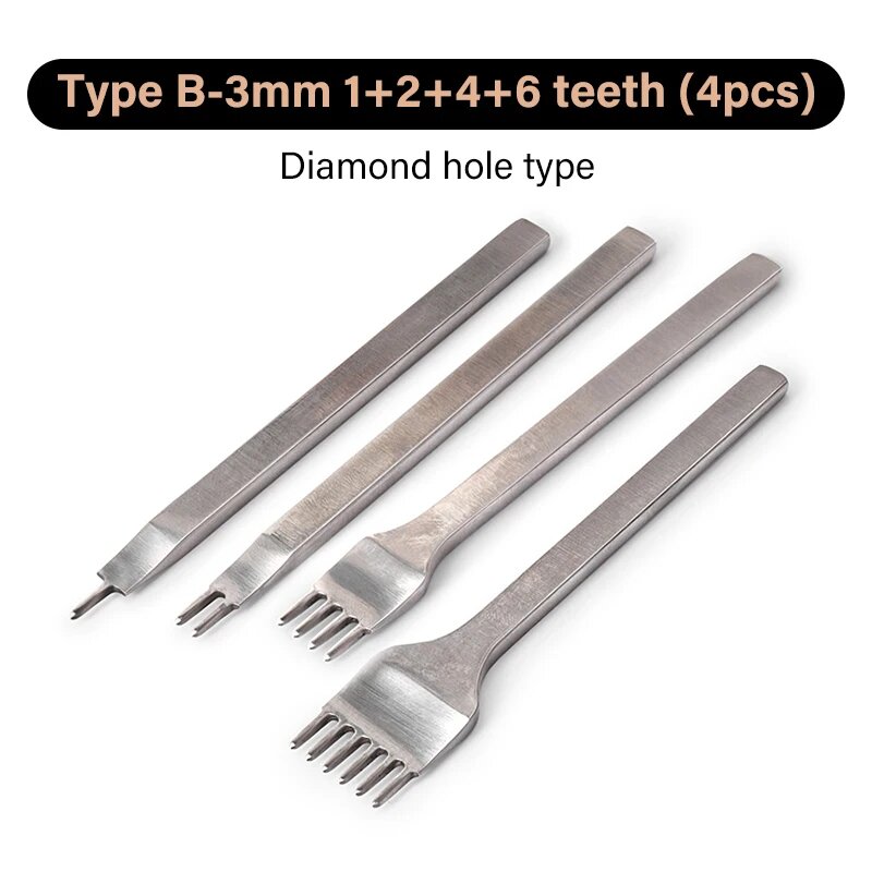 WUTA Алмазный дырокол для кожи 3/4 мм