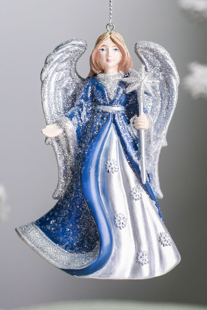 Ёлочная игрушка ФЕЯ ЛИЯ из вечерней сказки, полистоун, 12 см, Kurts Adler E0863-2