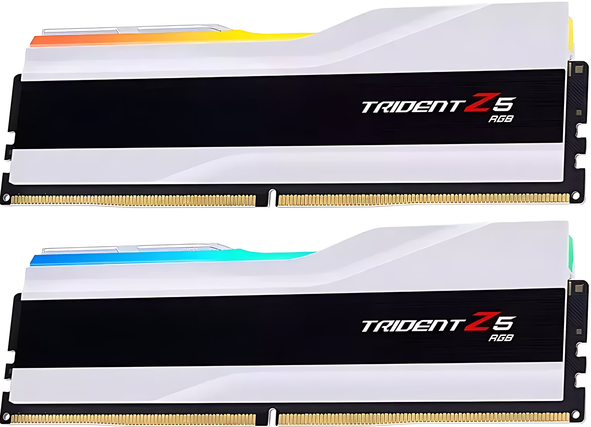 Модуль памяти DIMM DDR5 64Gb, 6400Mhz, 2x32Gb, G.Skill Trident Z5 RGB White (F5-6400J3239G32GX2-TZ5RW)