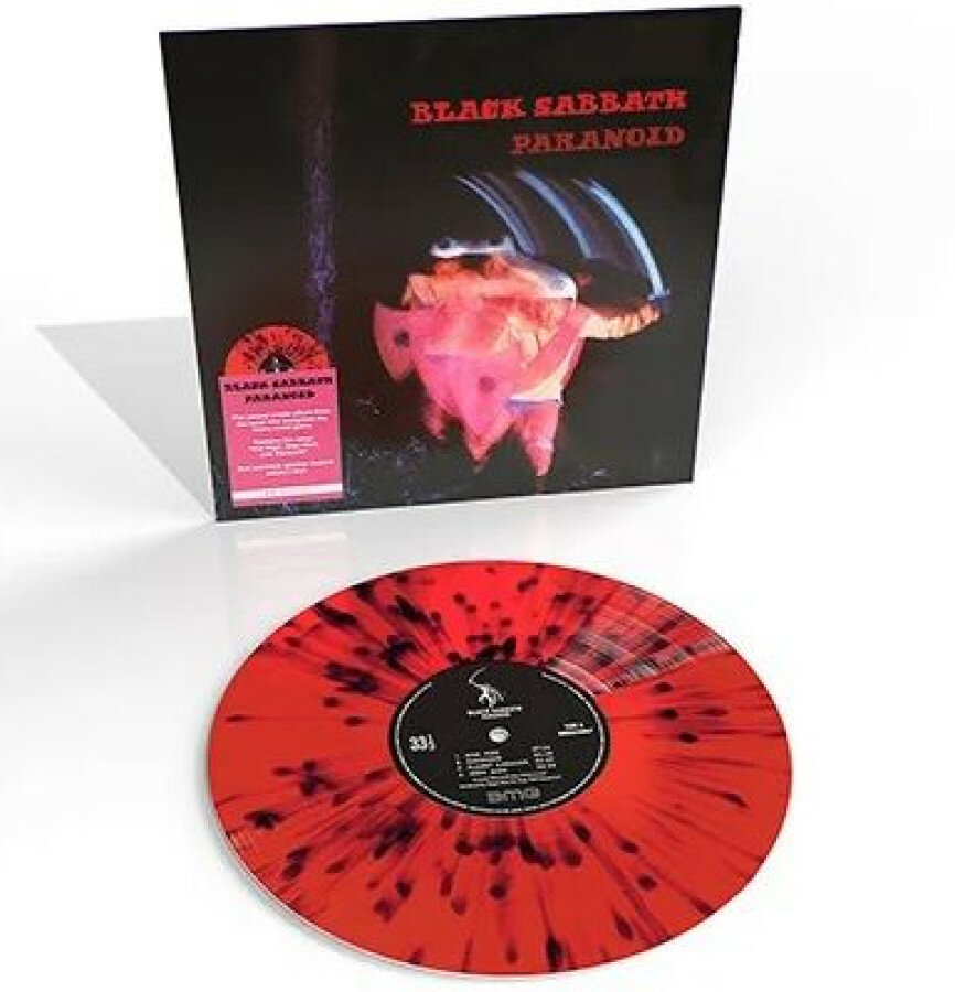 Black Sabbath – Paranoid [Red Black Splatter Vinyl] (LP)