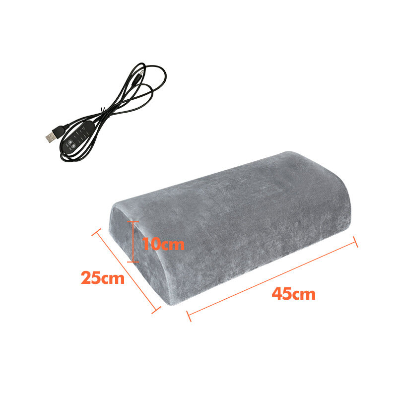 Подушка из пеноматериала с эффектом памяти, высокоплотный поролон, регулируемая, съемная и моющаяся подставка для ног, съемная и моющаяся подставка для ног, подставка для ног с подогревом.