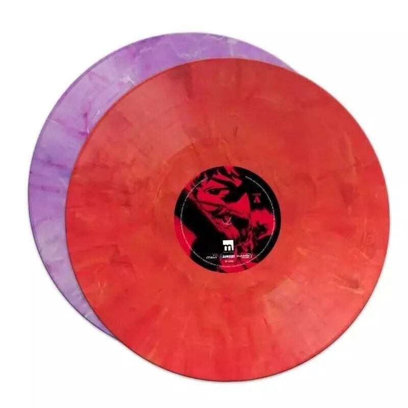 Виниловая Пластинка Cowboy Bebop Звездный ковбой-альбом 2LP, Purple Translucent Marbled + Red/Gold Translucent Marbled
