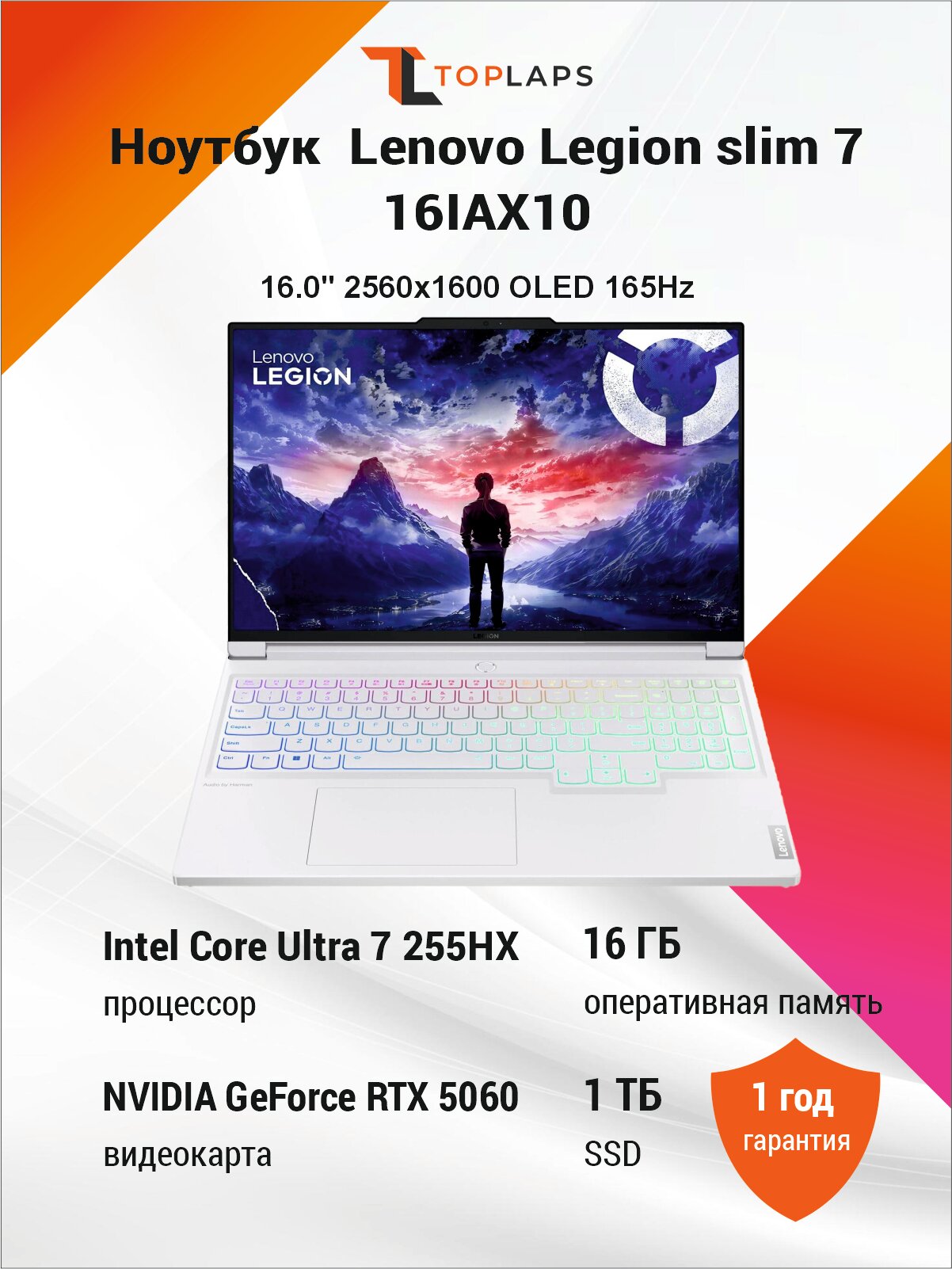 Игровой ноутбук Lenovo Legion slim 7 16IAX10