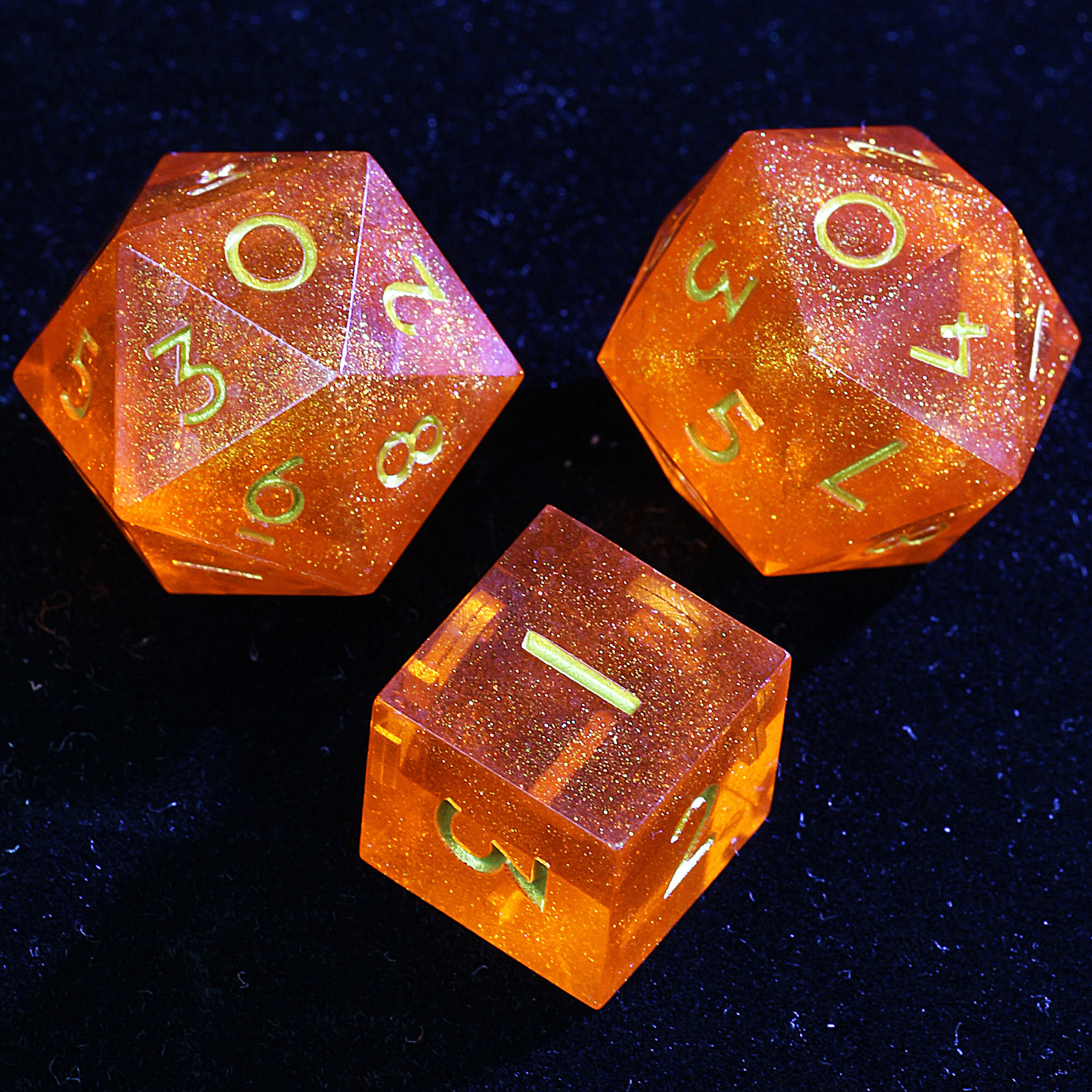Наборы костей для Draw Steel: Пылающая Ярость (2xD10, 1xD3) | Draw Steel Dice
