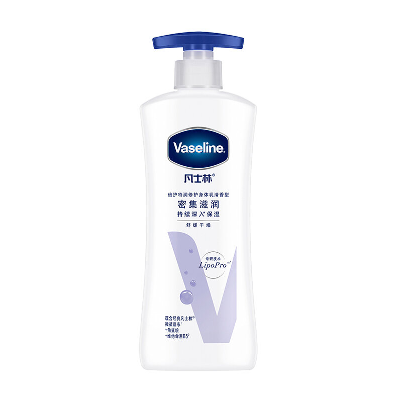 Лосьон для тела унисекс Vaseline Липрокс Интенсивное увлажнение с освежающим ароматом, 400ml