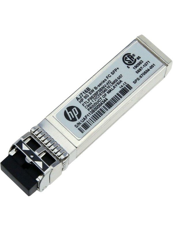 Трансивер HP AJ716B, форм-фактор SFP+, многомодовый, LC Duplex — фото 1
