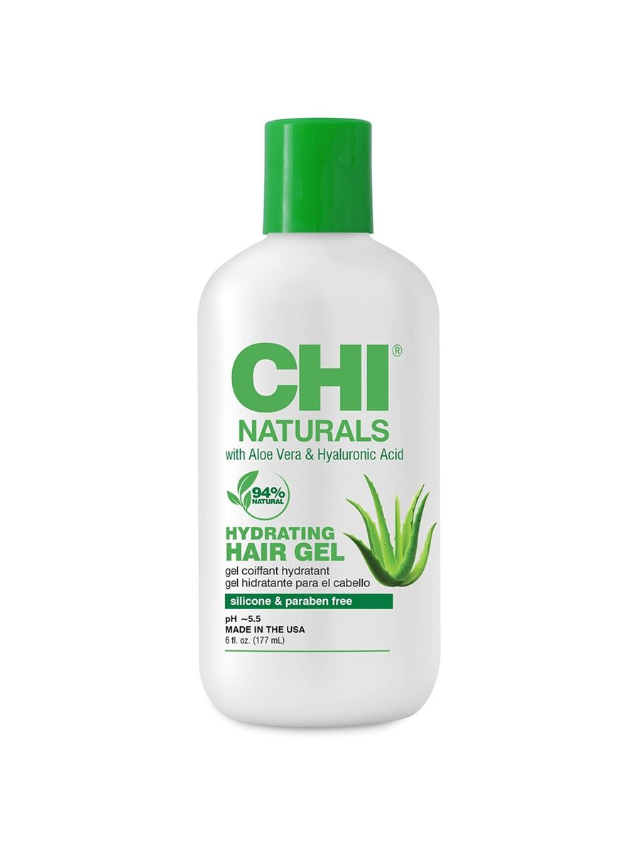 Гель CHI Naturals Aloe Vera Hydration для волос увлажняющий с алоэ вера и гиалуроновой кислотой, 177 мл