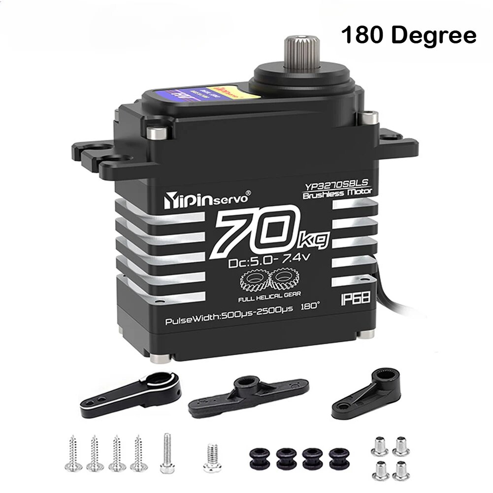 Сервопривод Yipinservo 70кг 180° Бесщеточный
