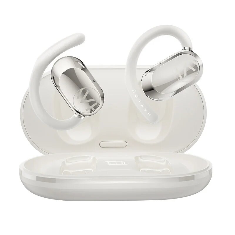 HAYLOU Earhook 1 Open-Ear Earphones TWS Wireless Bluetooth Headphones 360° Spatial Audio AI Noise Cancellation Ear Hooks Earbuds