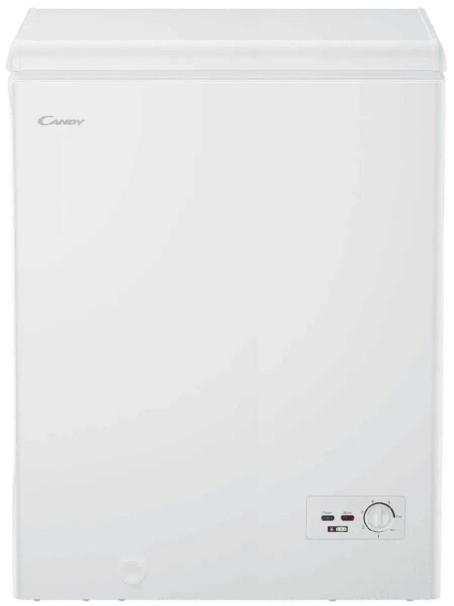 Морозильный ларь Candy CCM200R белого цвета, 199 л, корзина, 9 кг/сут, ручная оттайка, 38 дБ