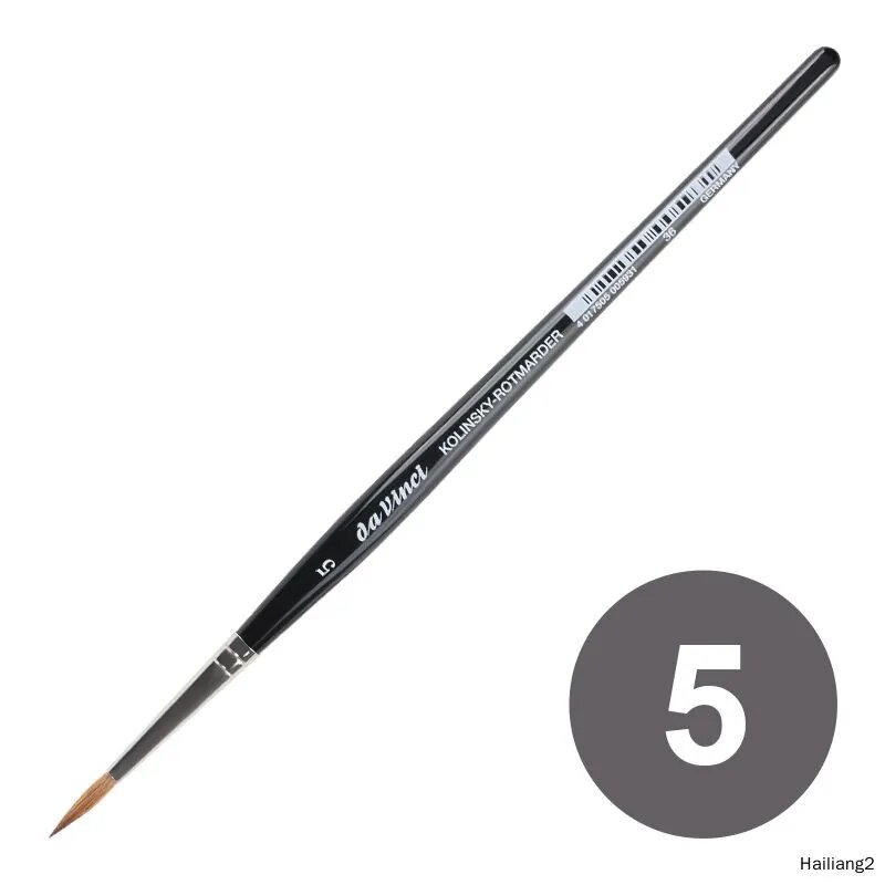 Кисть для рисования da Vinci Kolinsky-Rotmarder №5 круглая для масла, 1 шт.