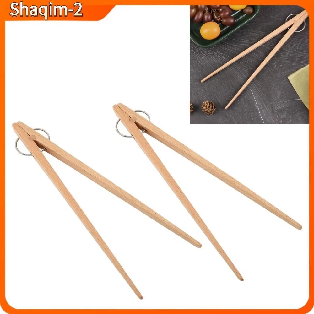 Деревянные кулинарные щипцы для салата 1 шт. Китай