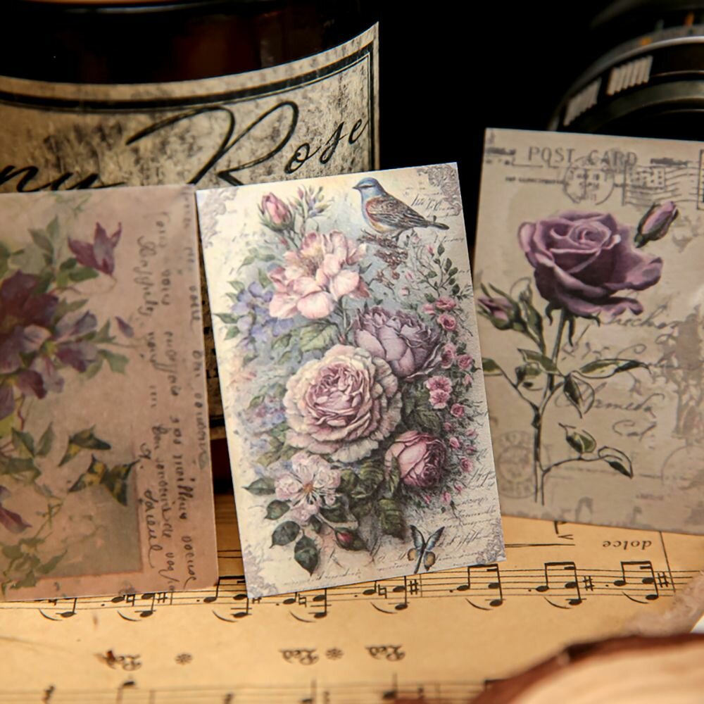 Бумага для скрапбукинга Mr.paper Ретро стиль 50 листов/книга Можно использовать для украшения блокнотов Материалы ручной работы DIY