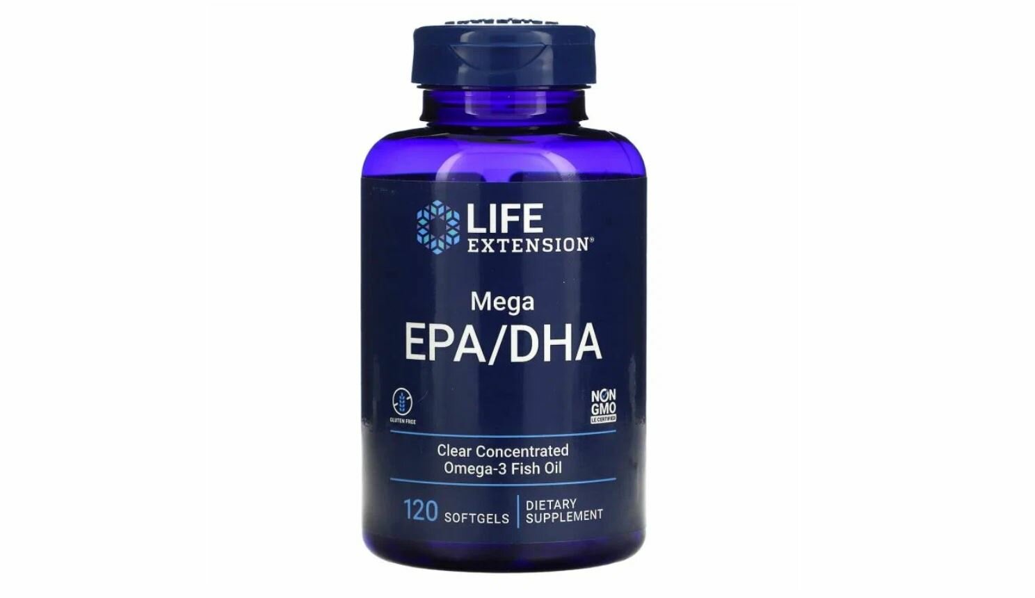 Омега-3 ЭПК/ДГК Life Extension Omega Foundations Mega EPA/DHA - 120 капсул