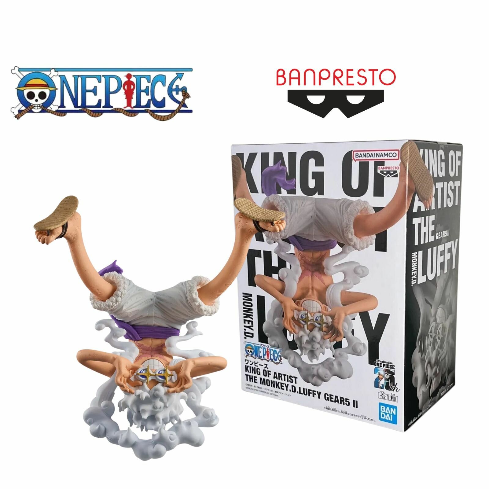Аниме Фигурка BANDAI BANPRESTO - Ван Пис(ONE PIECE), Монки Д Луффи (Гир 5) 150mm