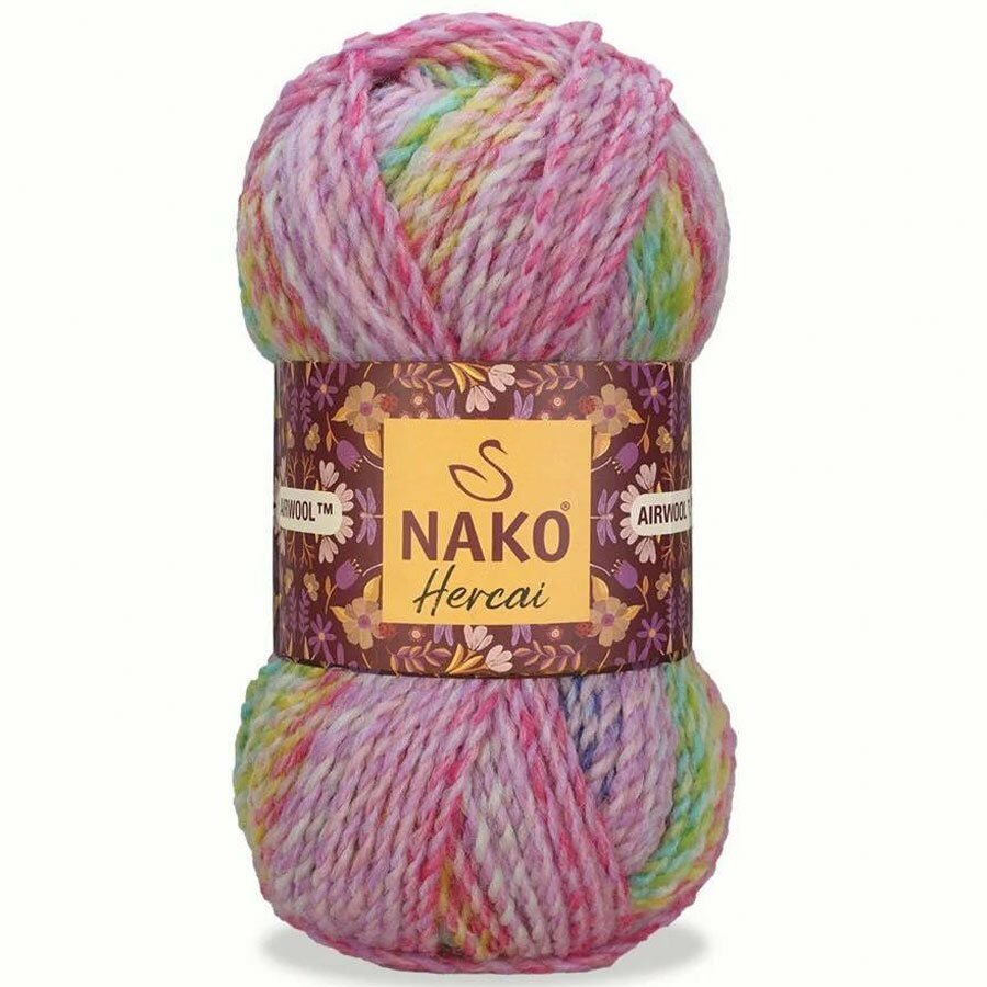 Пряжа Nako HERCAI 28239 принт (5 мотков)