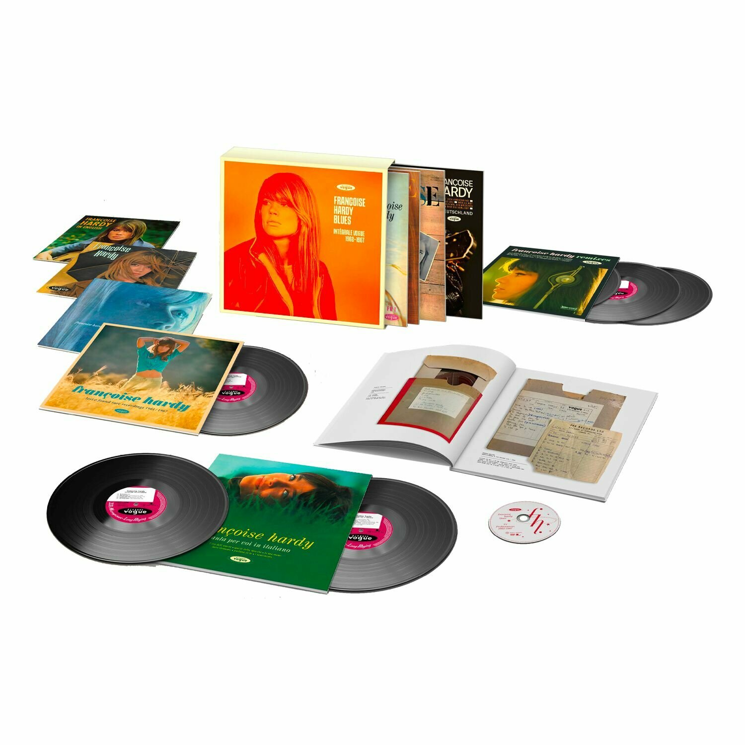 Пластинка Francoise Hardy Blues (Integrale Vogue 1962-1967) 15LP BOX-SET NEW