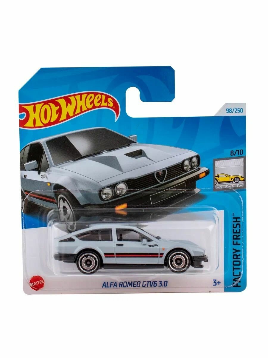 Машинка базовая Hot Wheels Alfa Romeo GTV6 3.0 серый