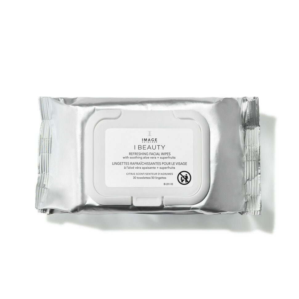 Imag skincare Очищающие салфетки для лица I BEAUTY refreshing facial wipes, 210 г.