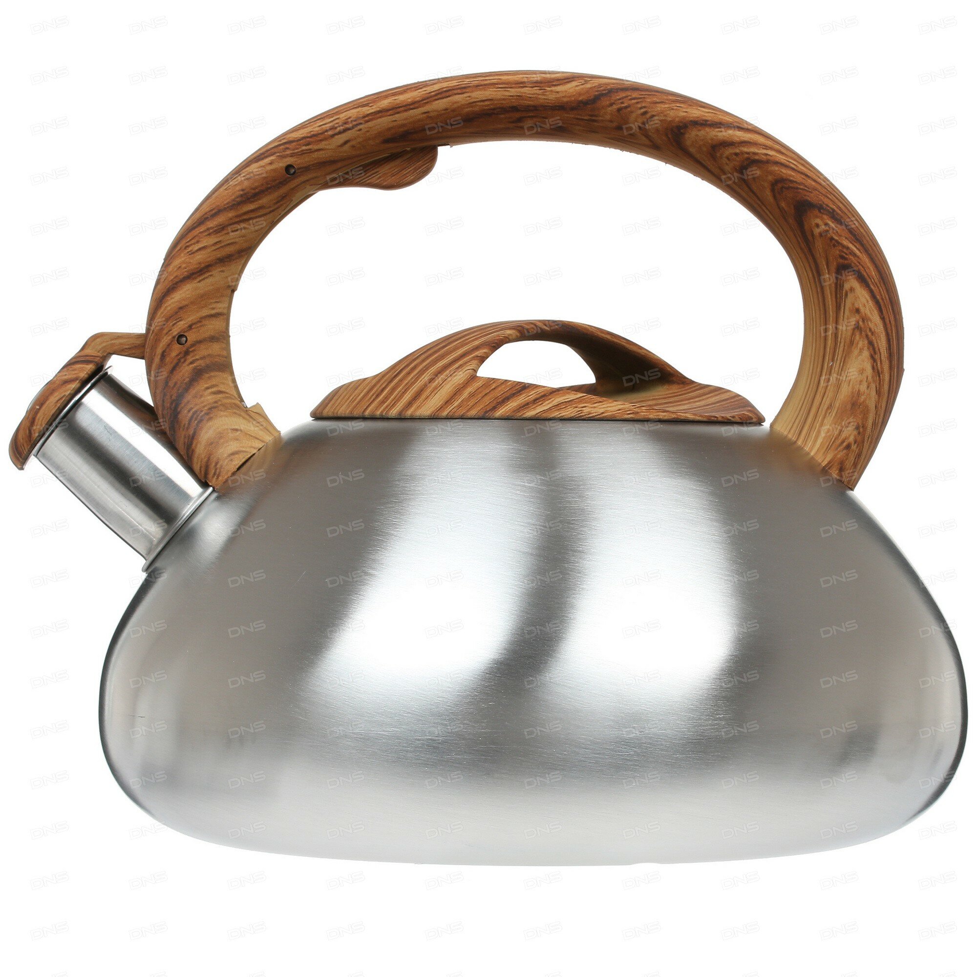 Чайник для плиты Aceline TS-305, полированная нержавеющая сталь, термоизолированная ручка, 3 л