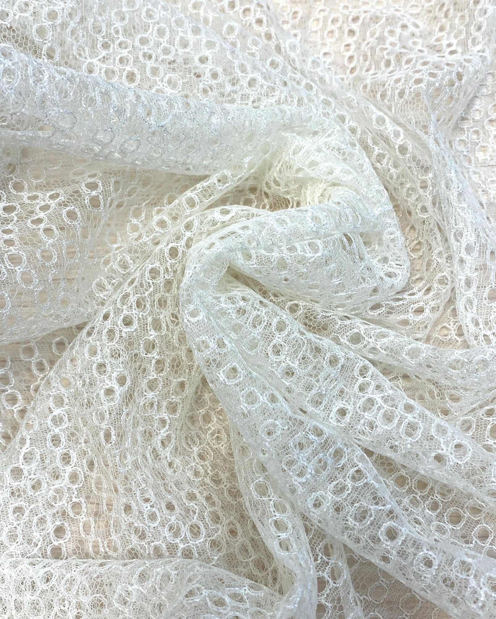 Кружевное полотно (Италия) ш-130см 1м
