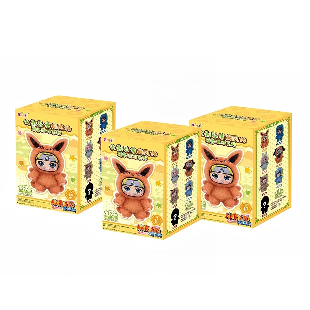 Фигурка Узумаки Naruto Shippuden EAKI, 3шт, цвет: Random