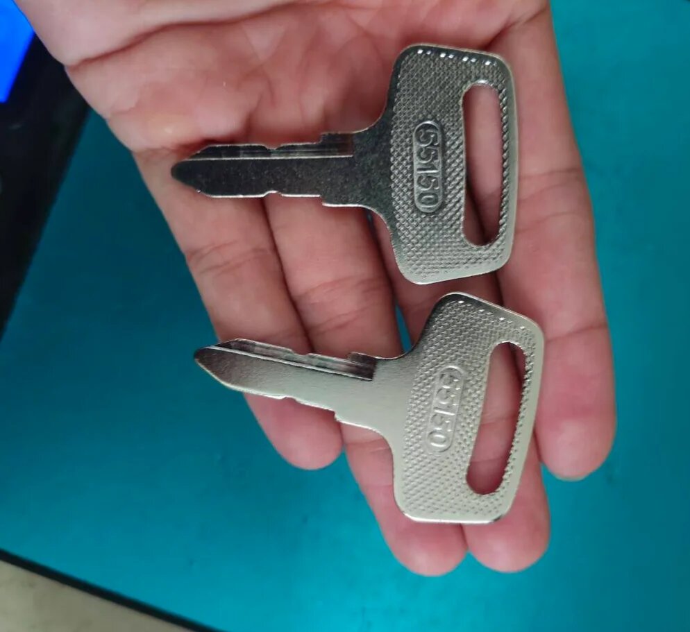 2 шт. 55150 ключ 37410-55150 ключ зажигания для Kubota BX1500 BX1800 BX1830 BX22 BX2200 BX2230 B1550 B1750 трактор