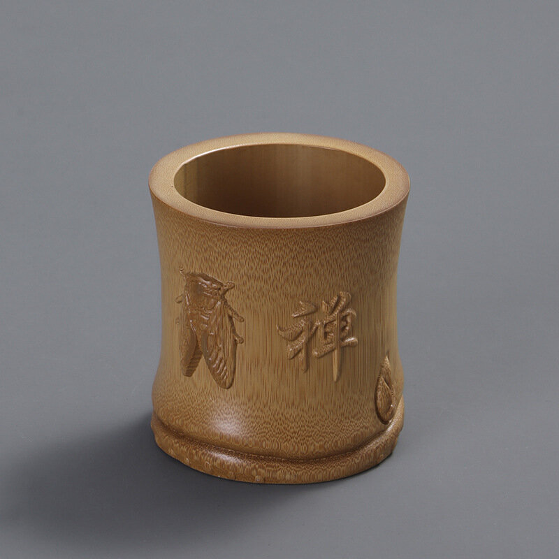 Ручная работа: бамбуковая чайная трубка, аксессуары для чайного сервиза, трубка для хранения принадлежностей для чайной церемонии, креативный держатель для ручек из бамбука и ротанга, корзина для палочек для еды.