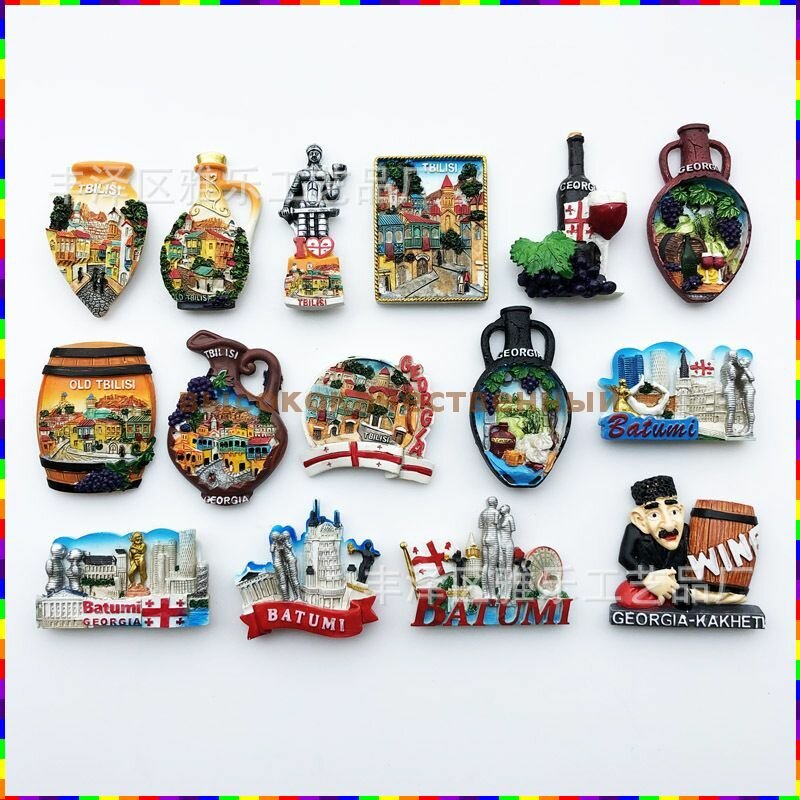 Магнит-сувенир с символикой Тбилиси частичка грузинского гостеприимства