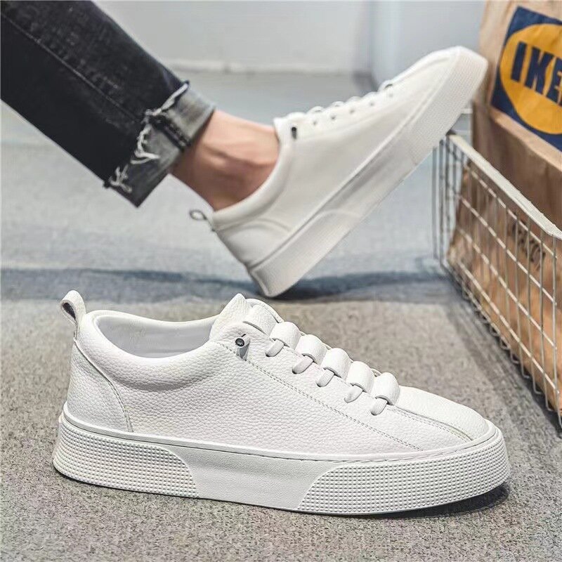 LUO Обувь мужская Осенняя для мужчин Однодневная белая доска обувь/White