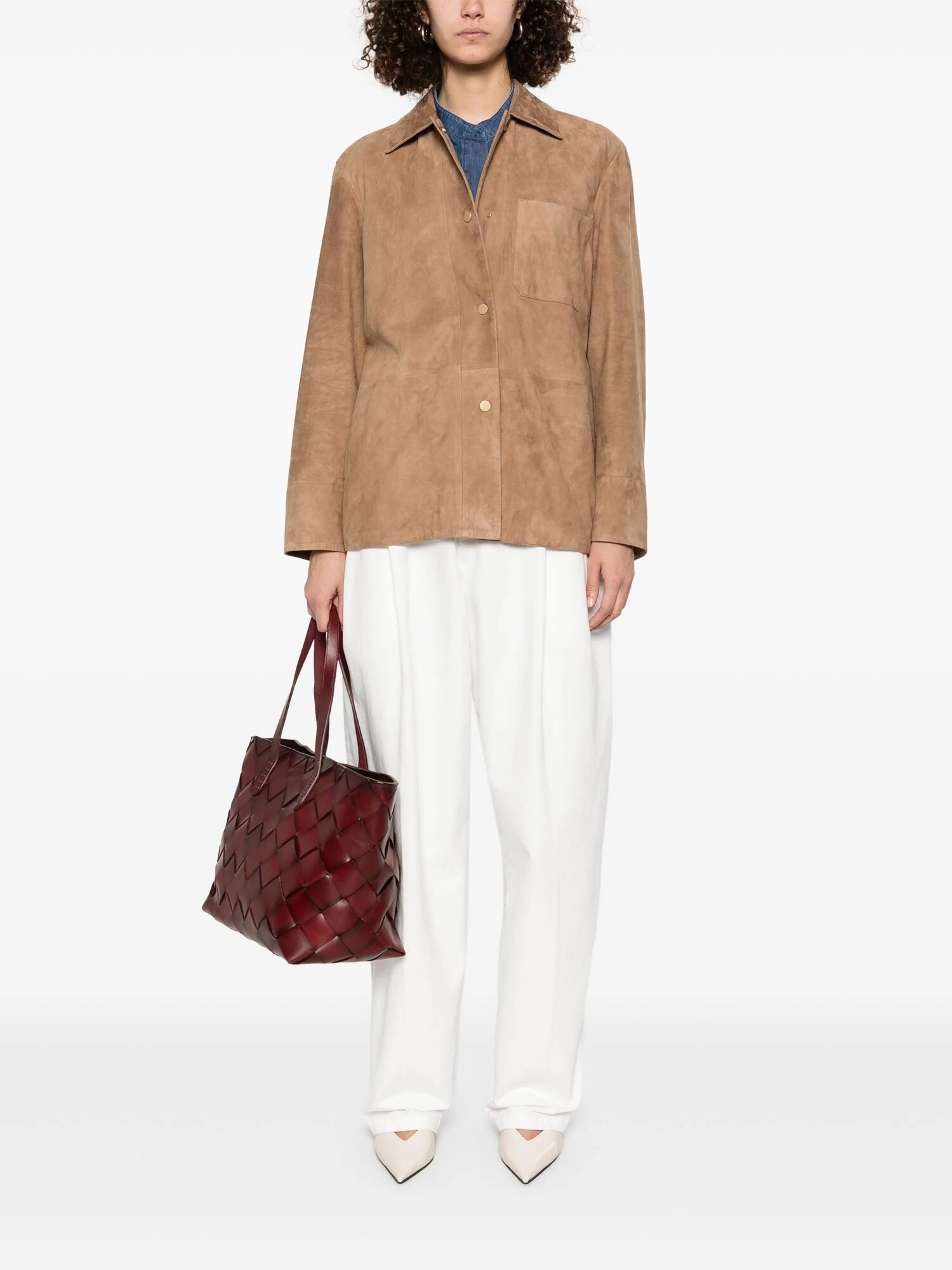 Куртка Max Mara Fresia, размер 42, коричневый — фото 1