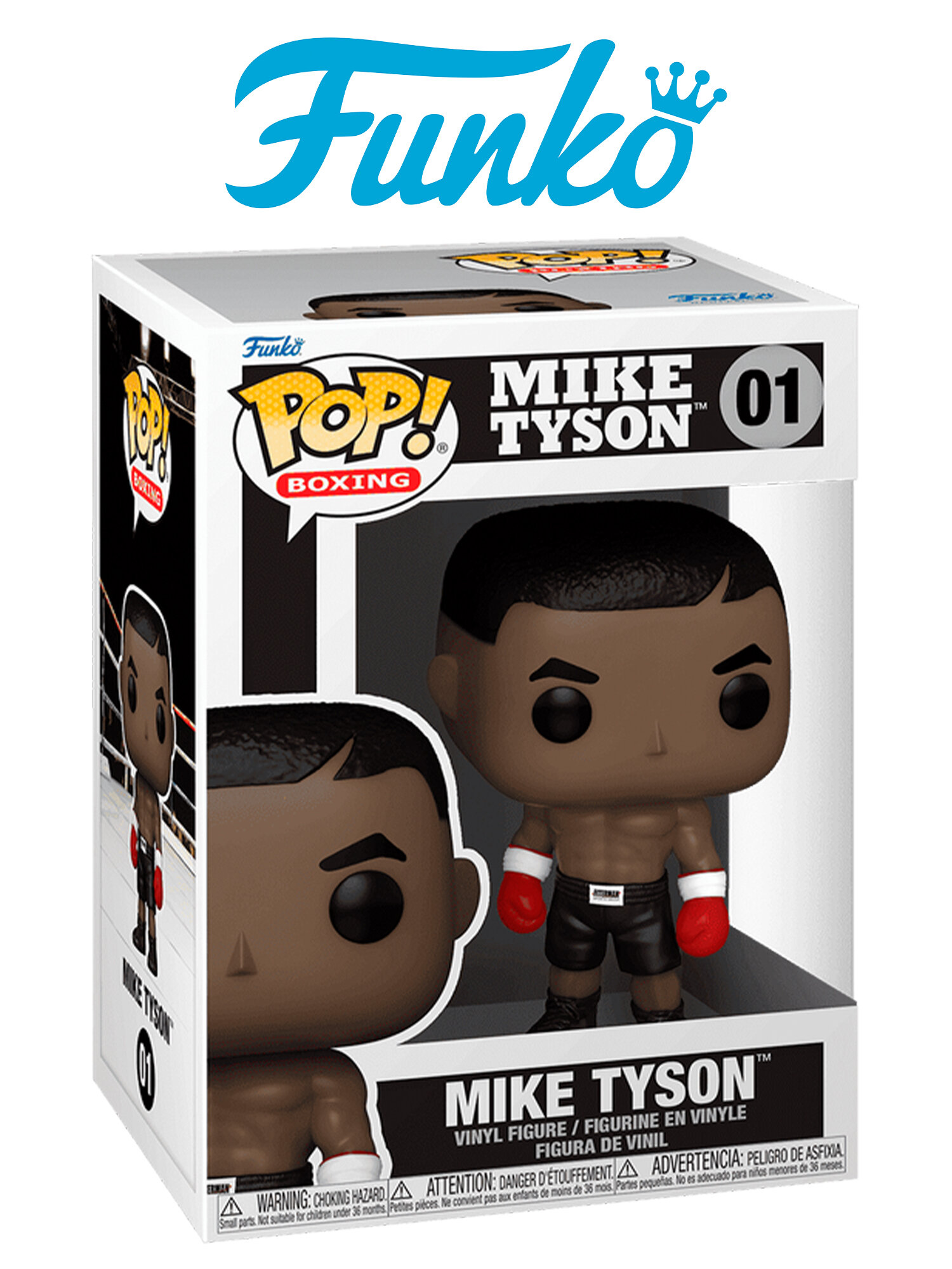 Фигурка Funko Pop boxing Mike Tyson 01 Майк Тайсон из серии Бокс