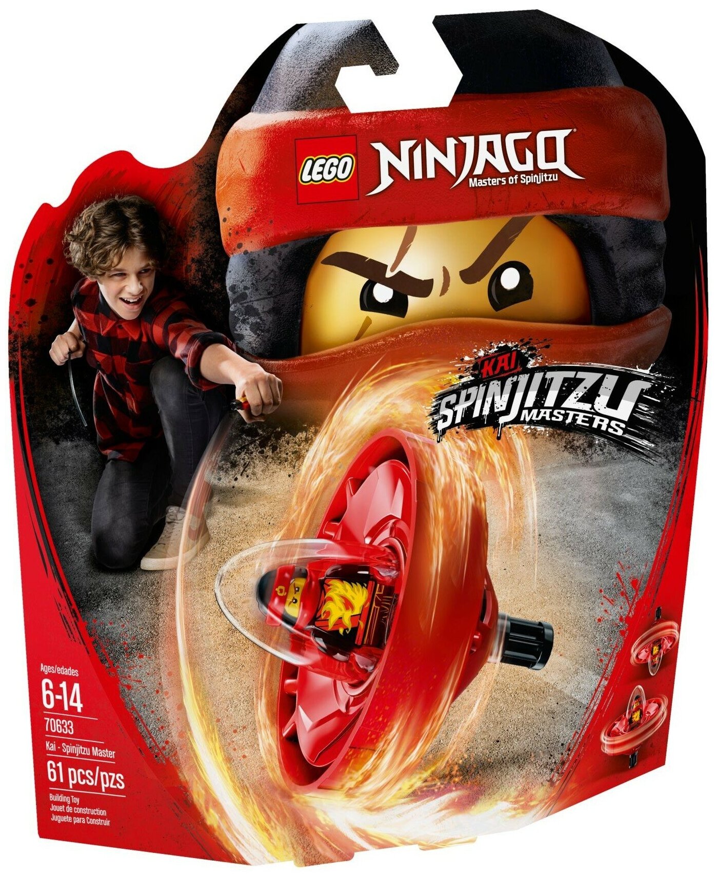 Конструктор LEGO Ninjago 70633 Кай — мастер Кружитцу, 61 дет.