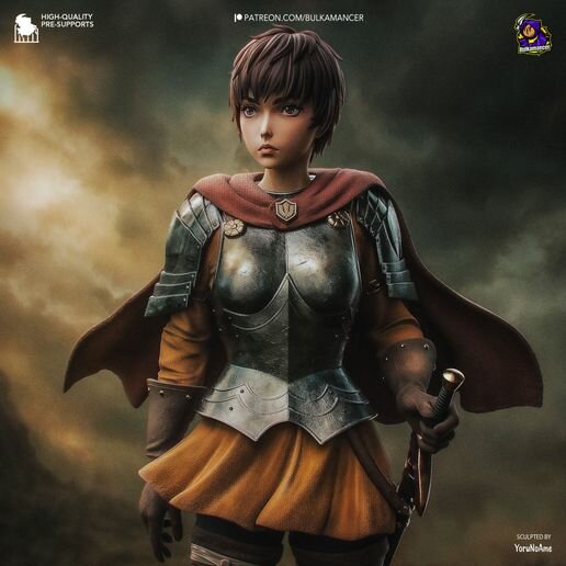 Сборная модель Casca (Berserk: The Golden Age Arc), 319мм, 1/8 для покраски
